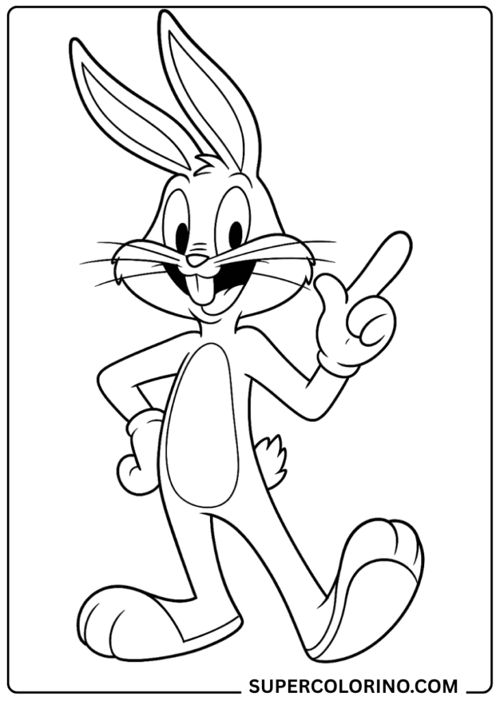 26 Disegni Coniglio da Colorare per Bambini
