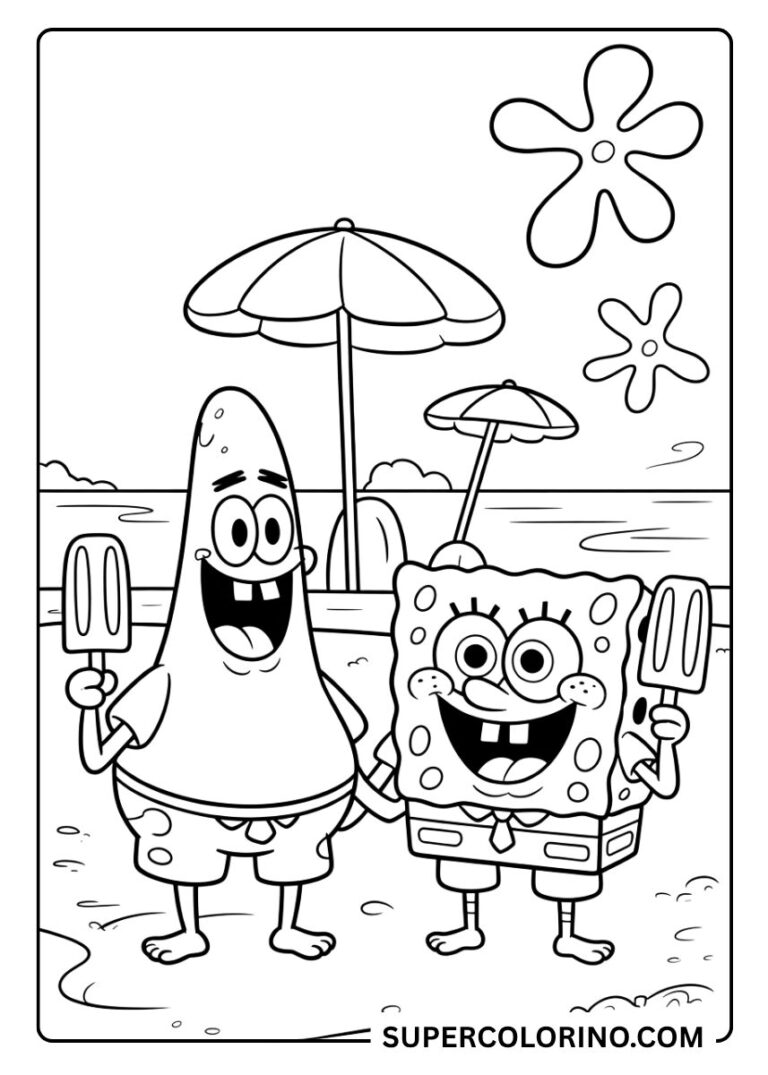 26 disegni estate da colorare