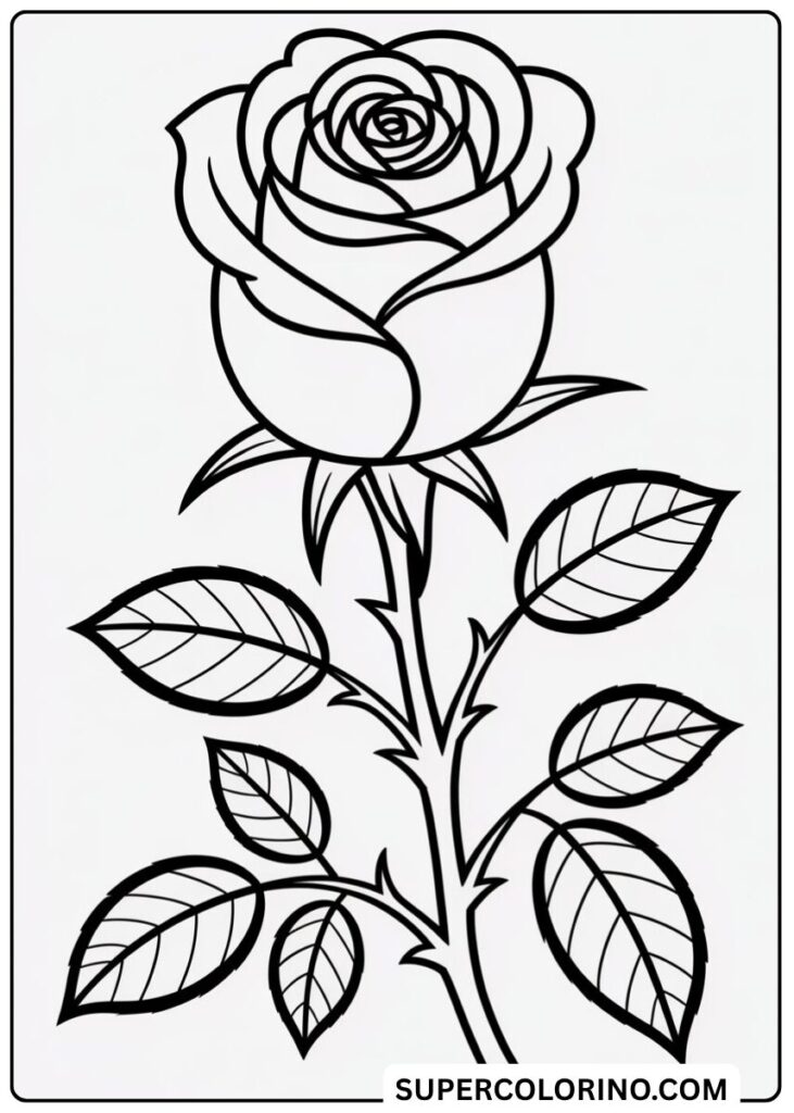 27 Disegni di Fiore da Colorare per Bambini