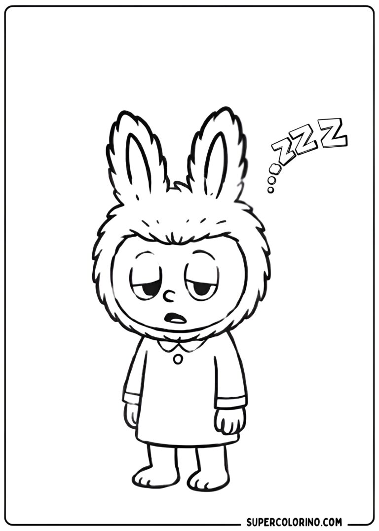 Top 26 disegni di Labubu da colorare gratis per bambini