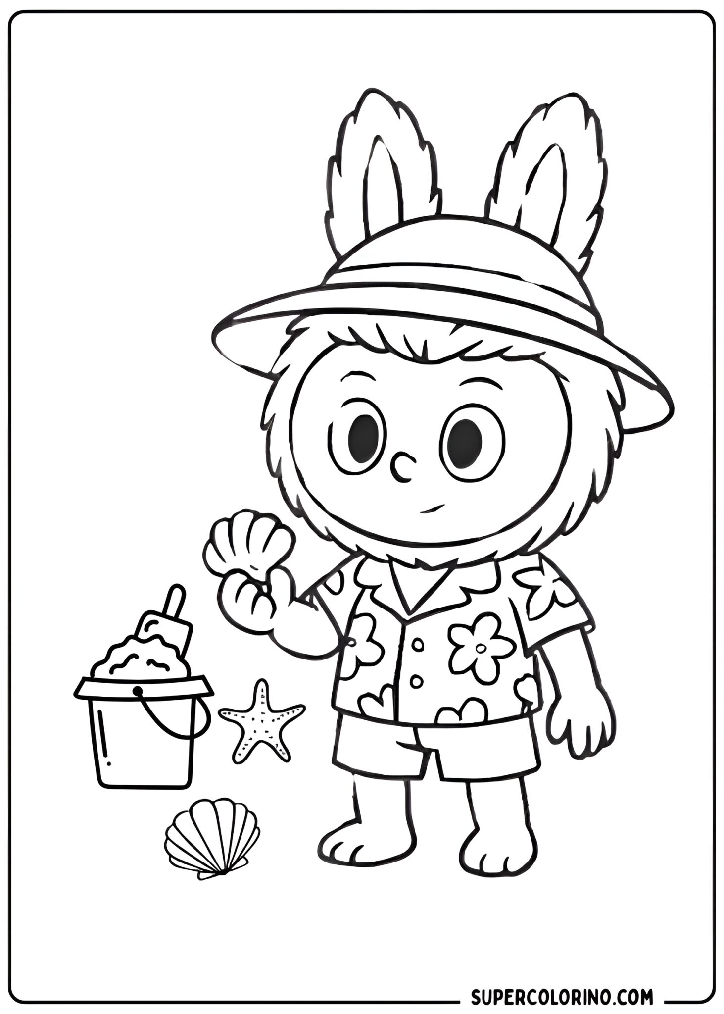 Top 26 disegni di Labubu da colorare gratis per bambini