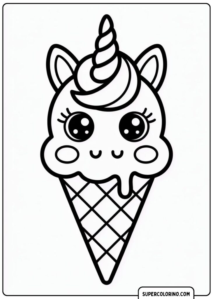 22 Gelato da colorare gratis e divertenti da stampare