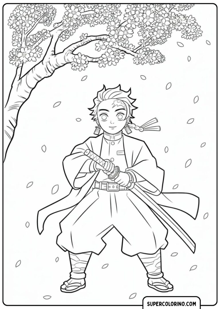 20 disegni anime da colorare gratis da stampare