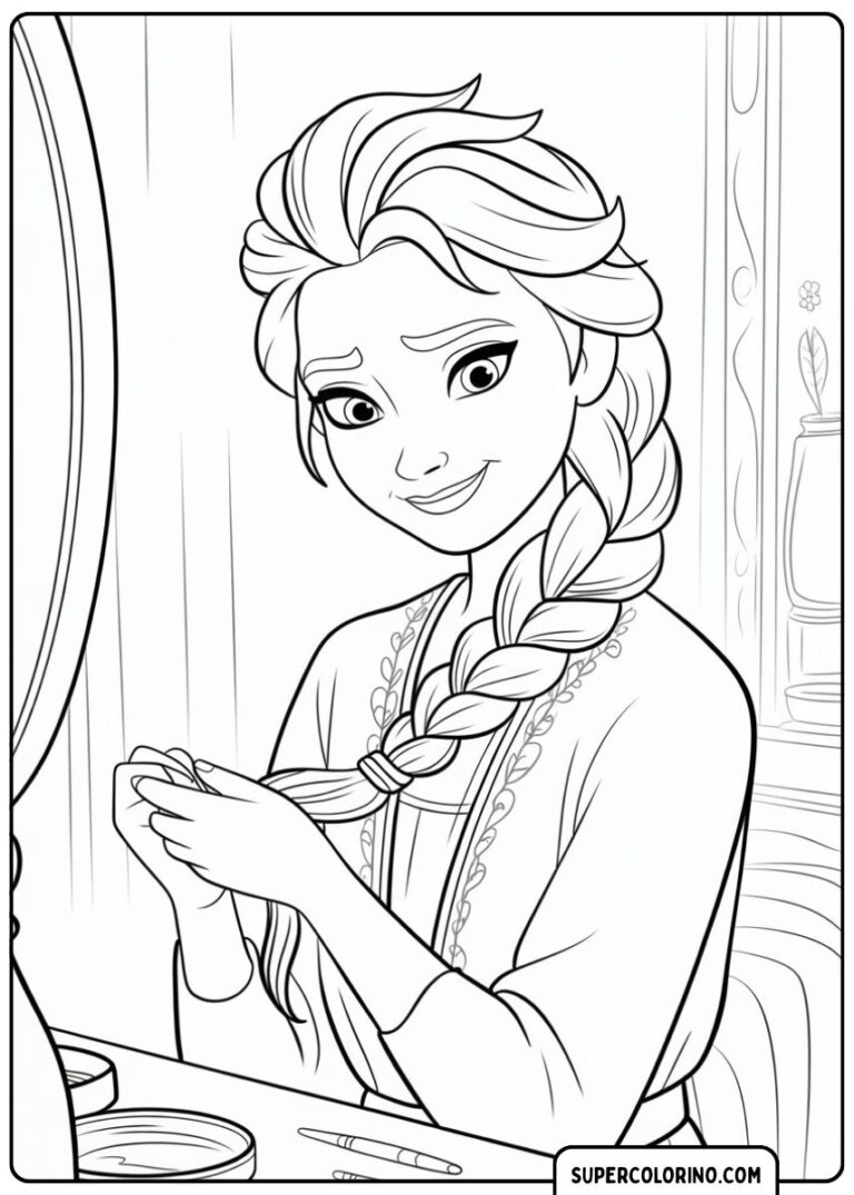 22 Disegni di Elsa Da Colorare Gratis da Stampare