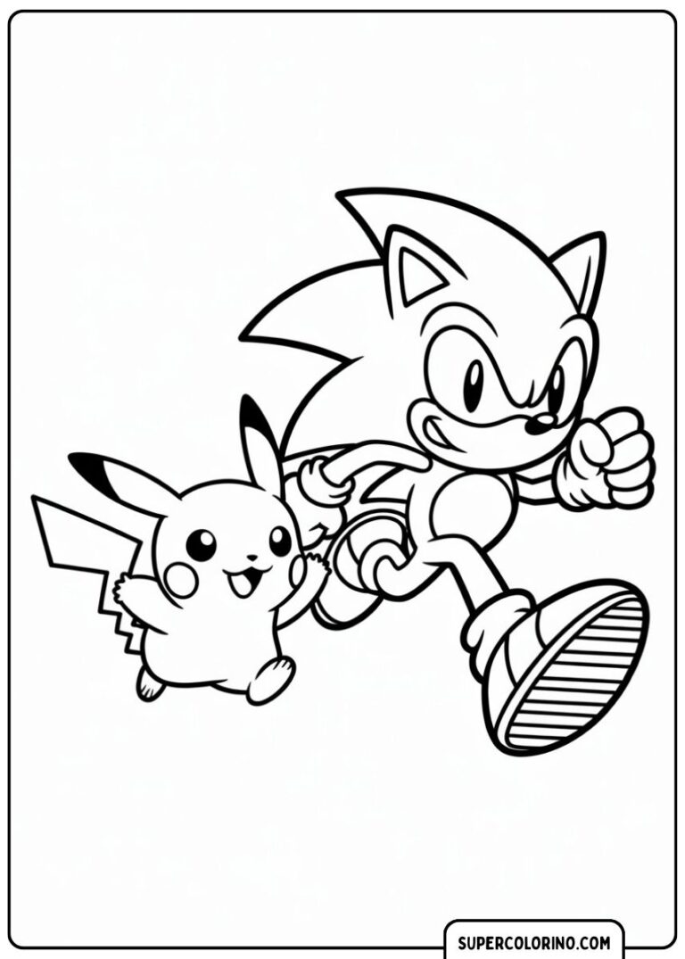 22 disegni di Pikachu da colorare gratis da stampare