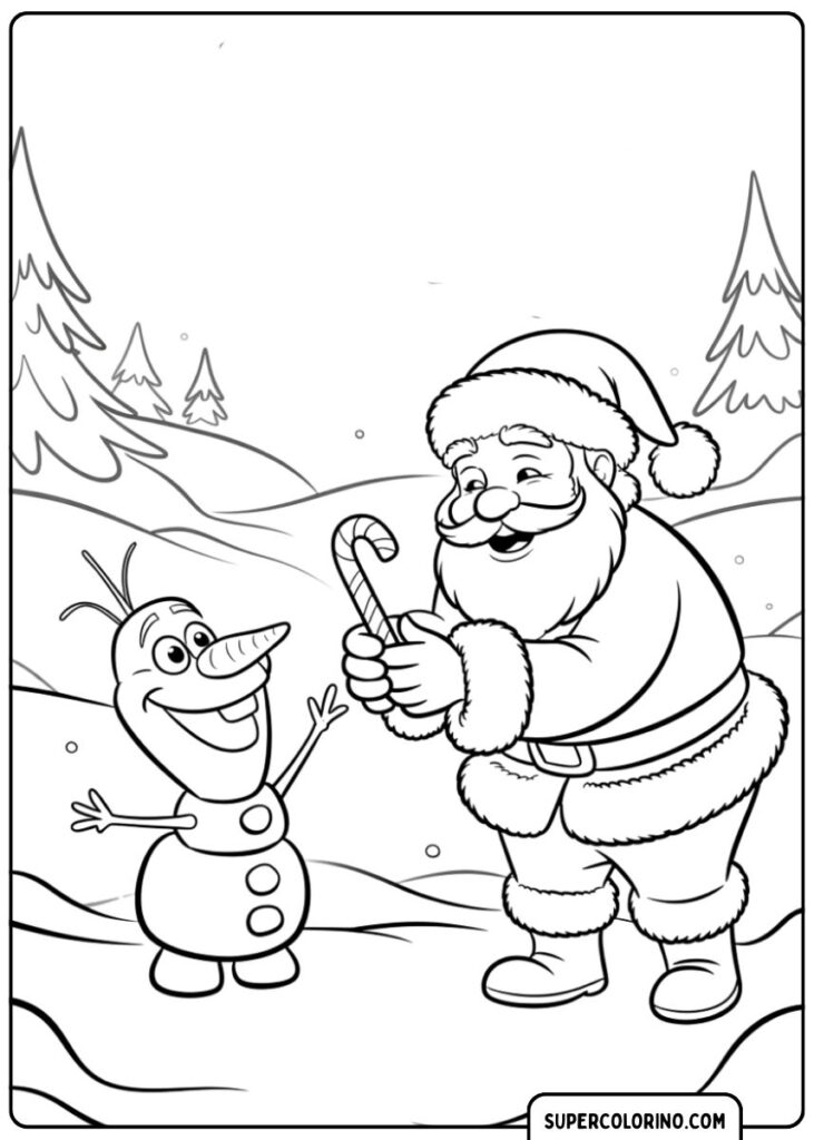 20 disegni di Babbo Natale da colorare gratis da stampare