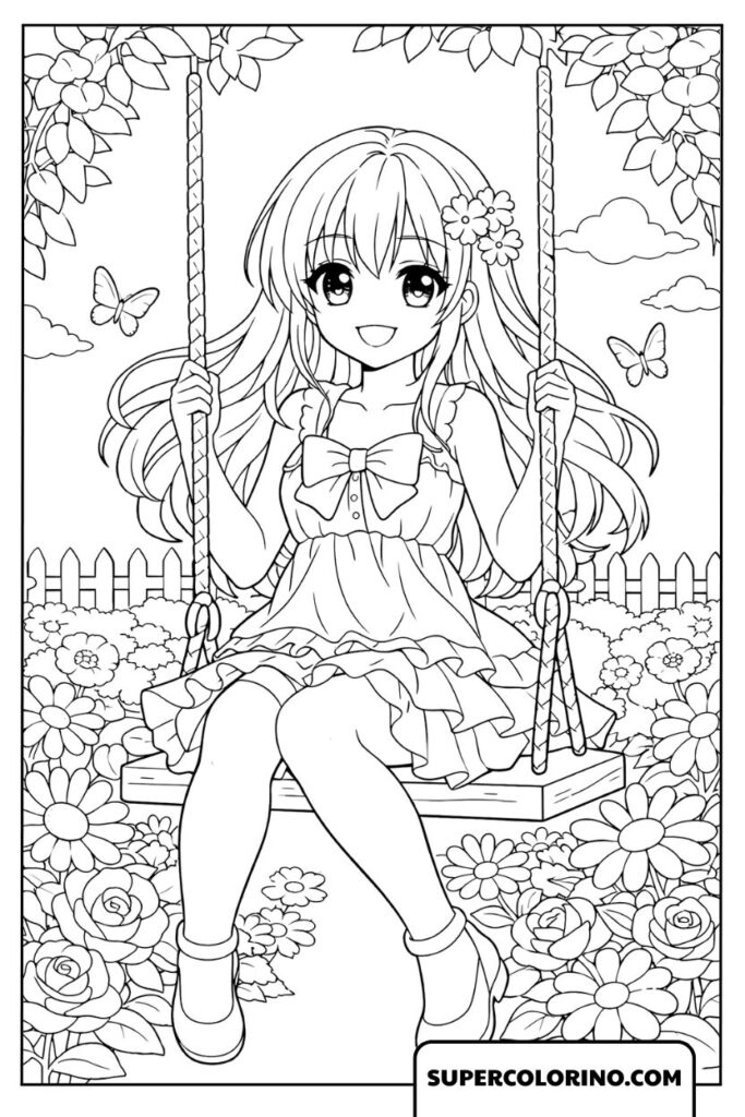 20 disegni anime da colorare gratis da stampare