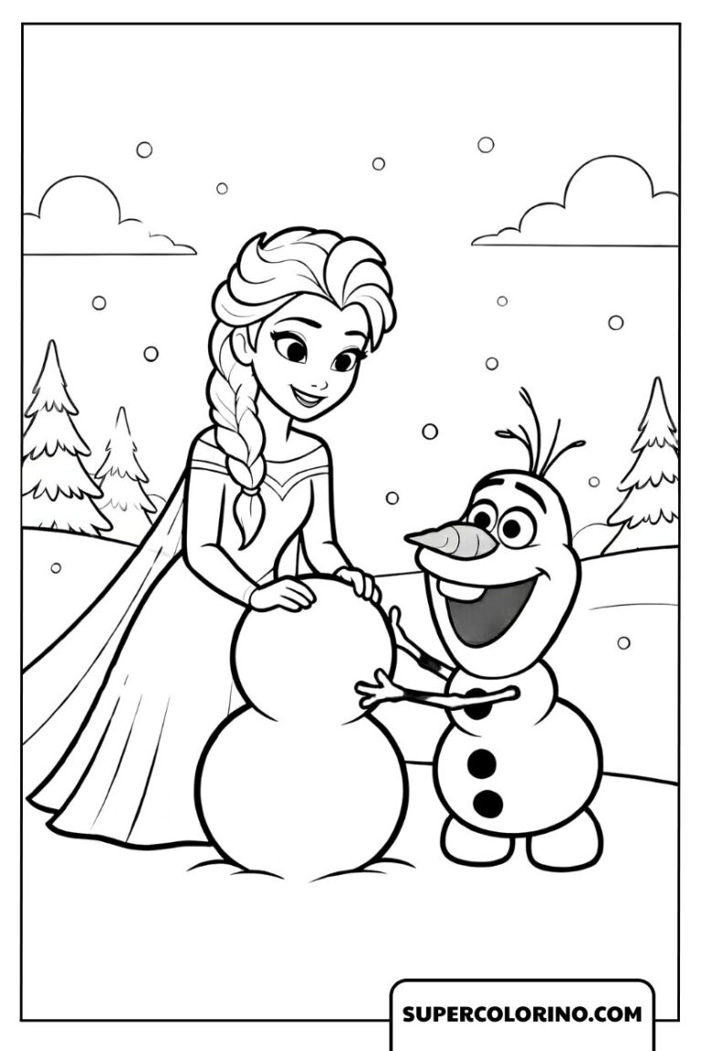 22 Coloriage Elsa gratuits à télécharger