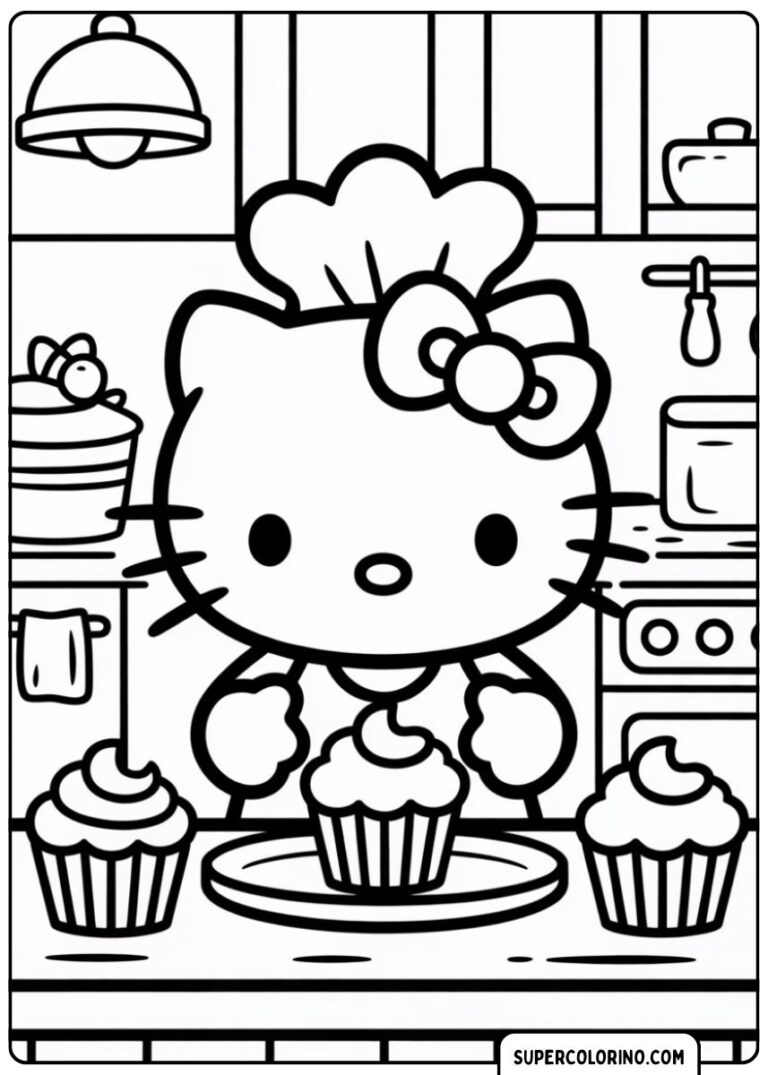 Hello Kitty da colorare: 20 disegni gratis da scaricare