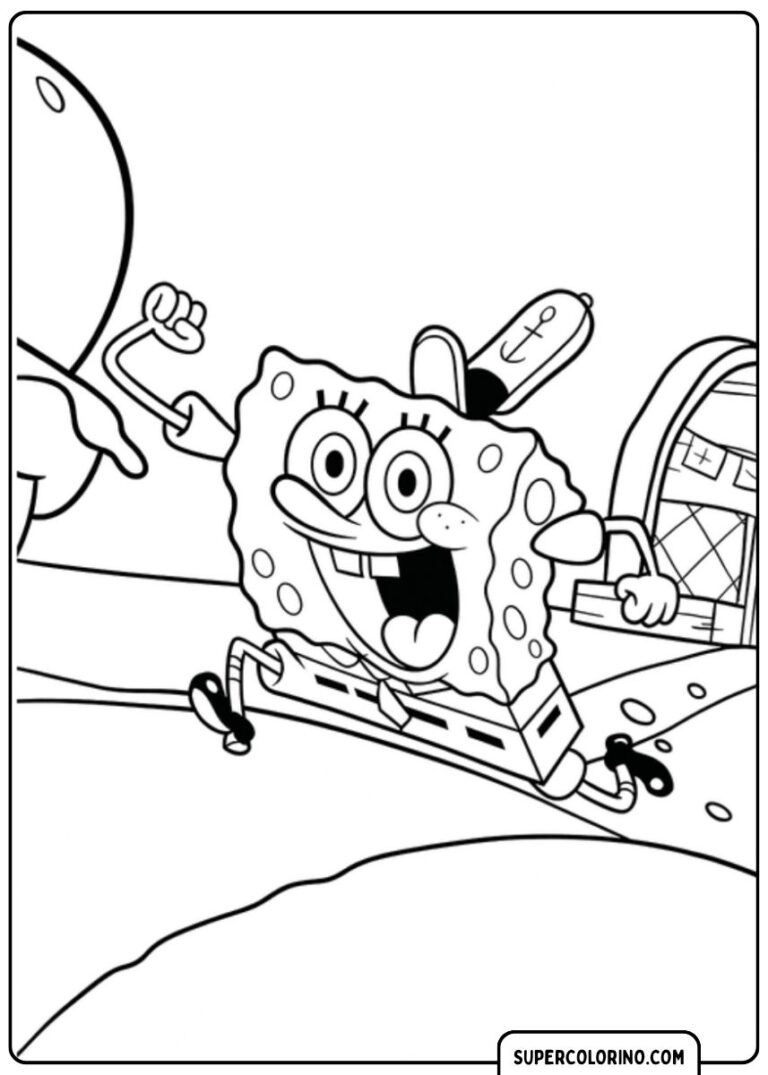 Spongebob da colorare: 22 disegni fantastici gratis