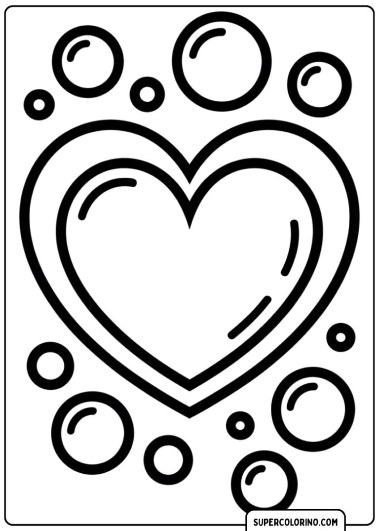 Cuore da colorare: 22 disegni gratis da scaricare