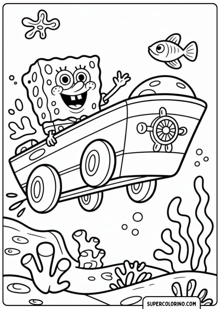 Spongebob da colorare: 22 disegni fantastici gratis