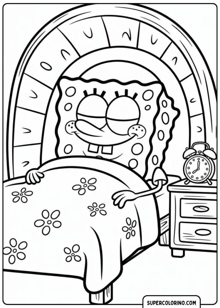 Spongebob da colorare: 22 disegni fantastici gratis
