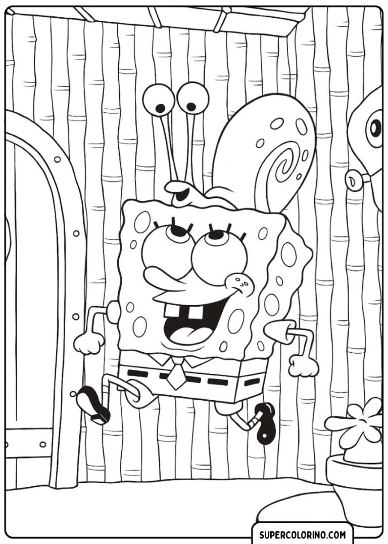 Spongebob da colorare: 22 disegni fantastici gratis