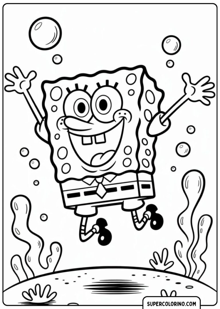 Spongebob da colorare: 22 disegni fantastici gratis
