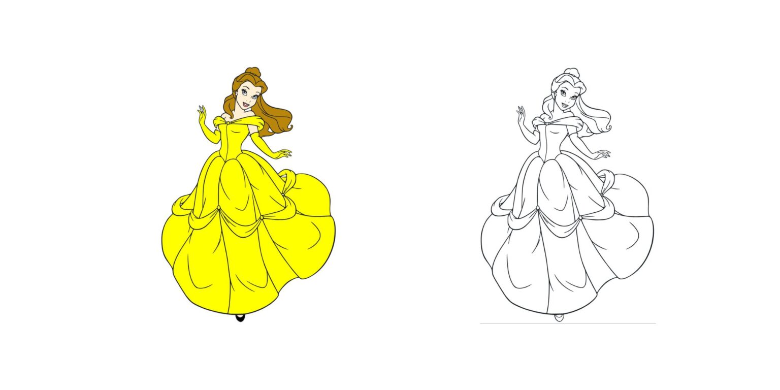 16 disegni di principesse Disney da colorare gratis