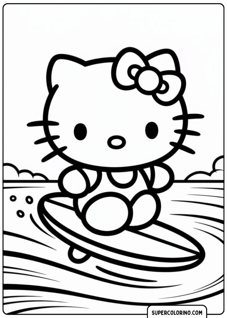 Hello Kitty da colorare: 20 disegni gratis da scaricare