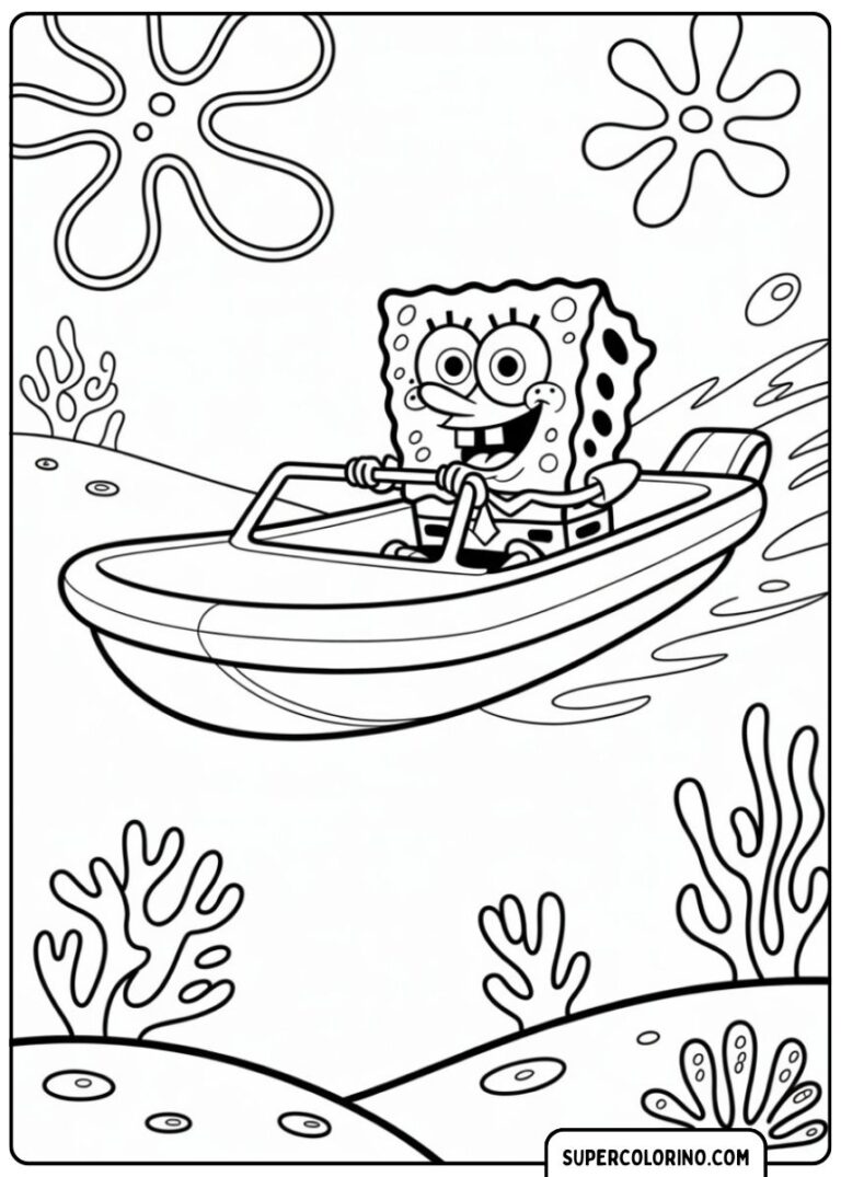 Spongebob da colorare: 22 disegni fantastici gratis