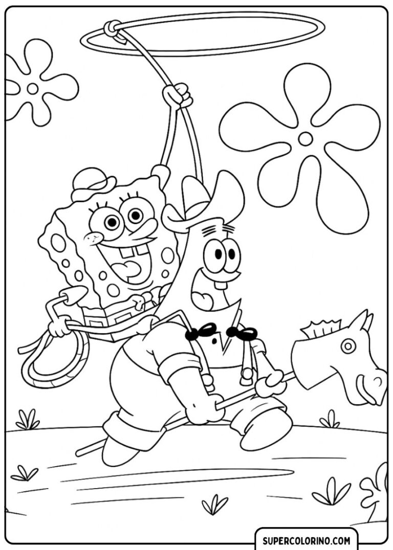 Spongebob da colorare: 22 disegni fantastici gratis