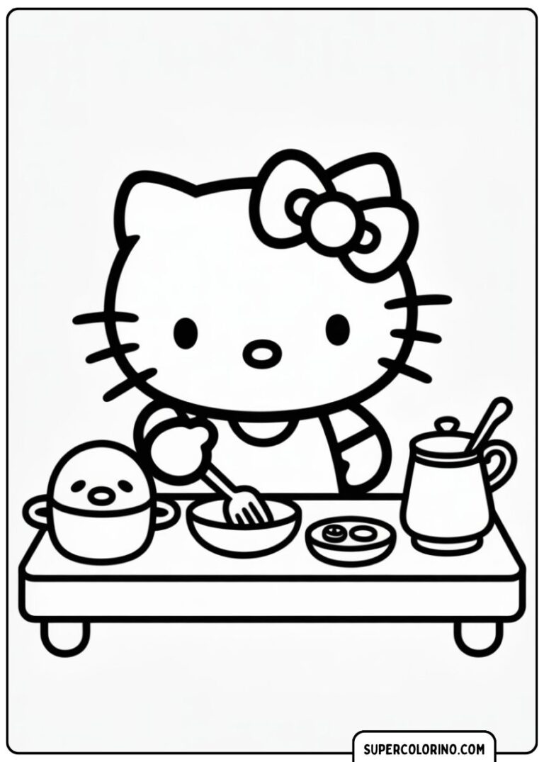 Hello Kitty da colorare: 20 disegni gratis da scaricare
