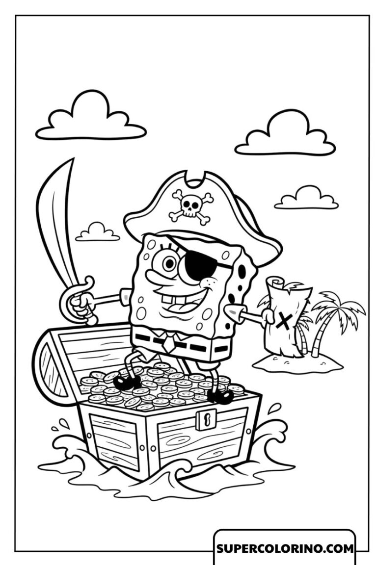 Spongebob da colorare: 22 disegni fantastici gratis
