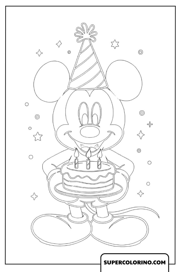 22 Coloriage Mickey Mouse gratuits à imprimer pour enfants