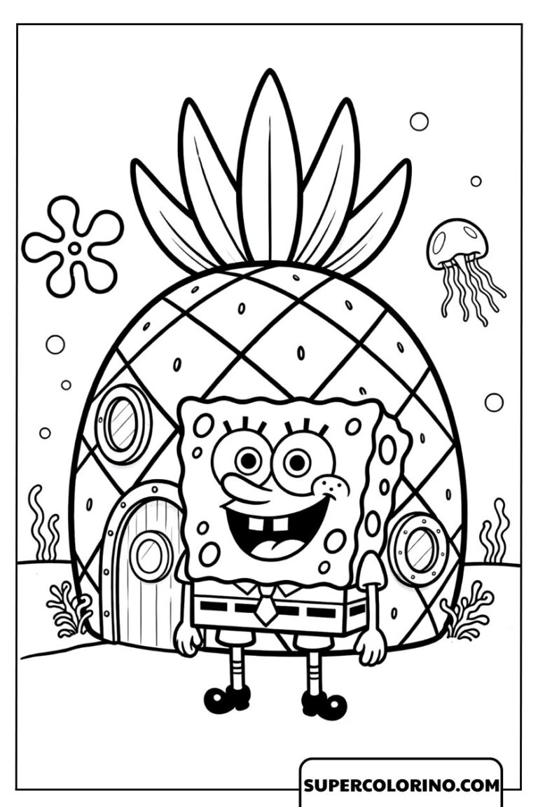 Spongebob da colorare: 22 disegni fantastici gratis