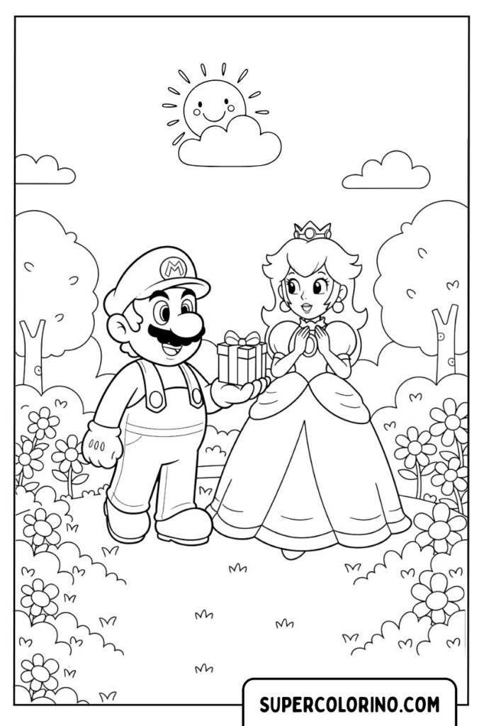 18 Coloriage Super Mario gratuits à imprimer pour enfants