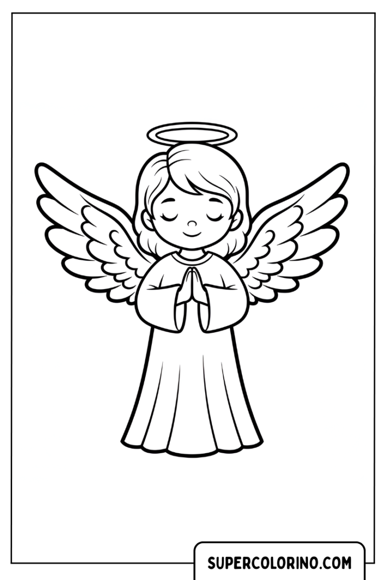17 Ange Coloriage gratuits à imprimer pour enfants