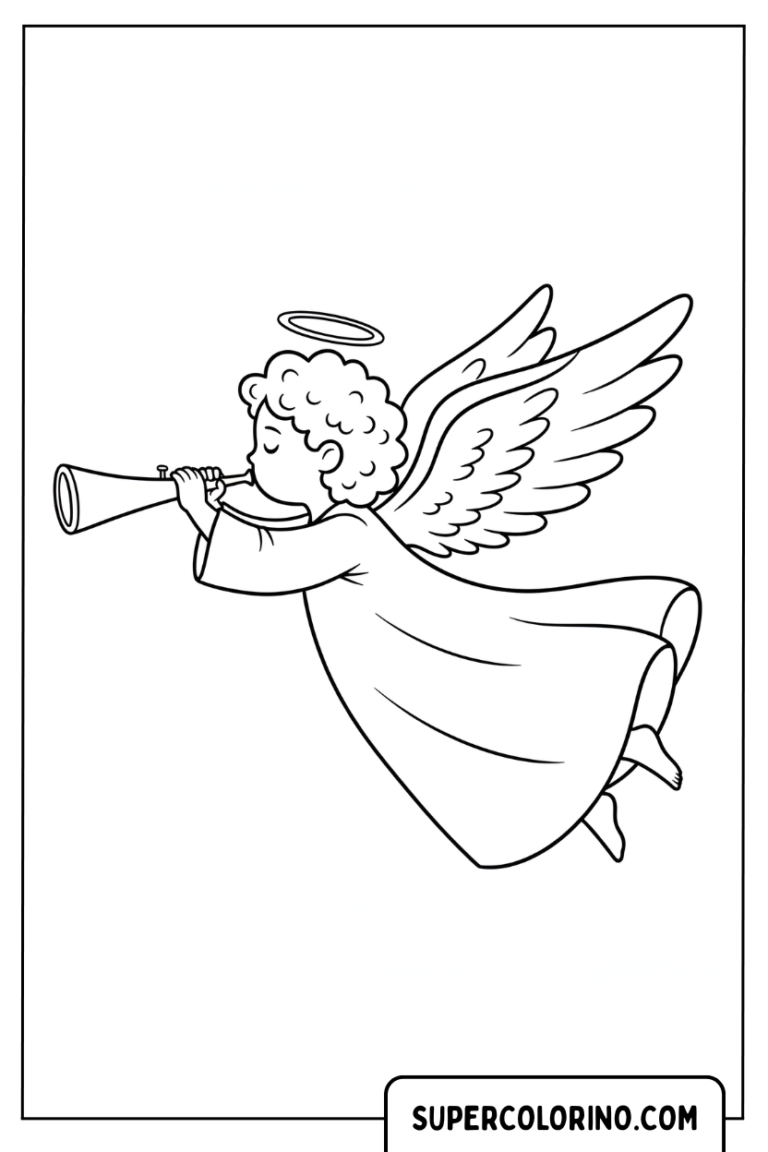 17 Ange Coloriage gratuits à imprimer pour enfants