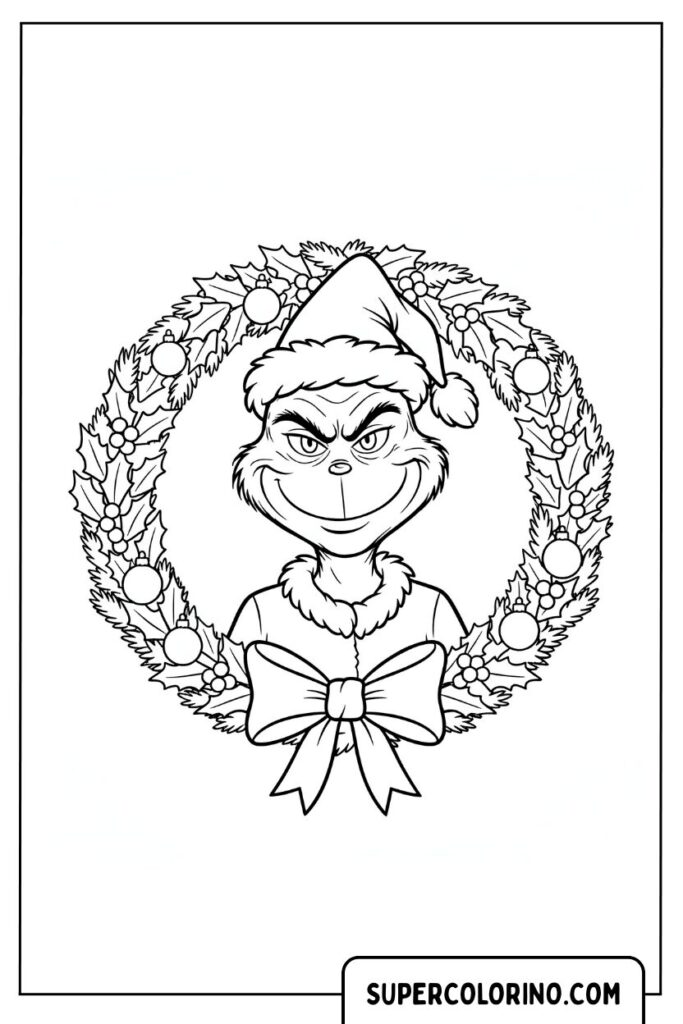 Grinch da Colorare Gratuiti da Scaricare