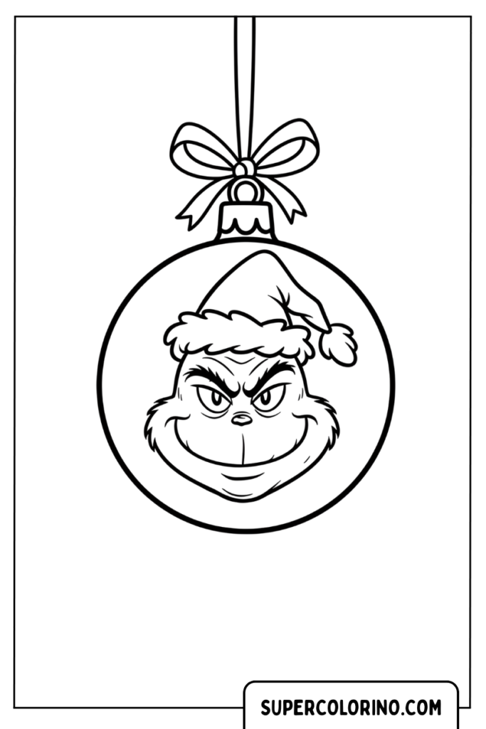 Grinch da Colorare Gratuiti da Scaricare
