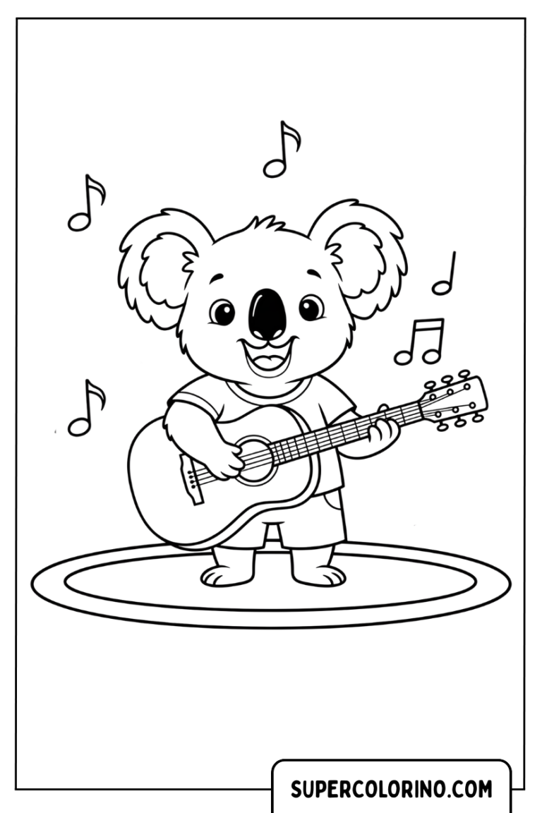 15 Koala da colorare gratuiti da stampare per bambini