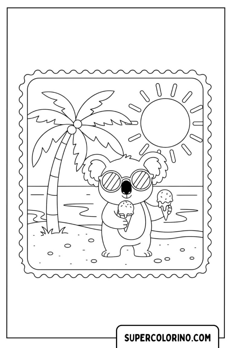 15 Koala da colorare gratuiti da stampare per bambini