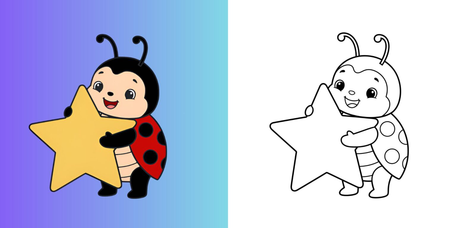 14 Coccinella da Colorare Download Gratuito