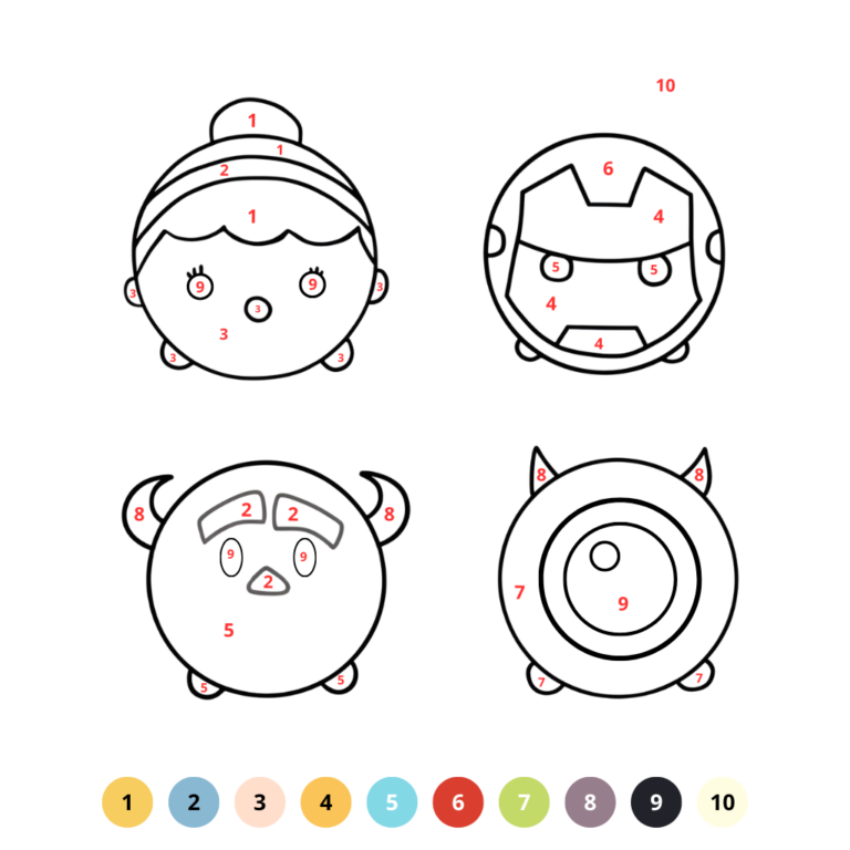 15 Disegni Kawaii da Colorare Disney gratuiti per bambini