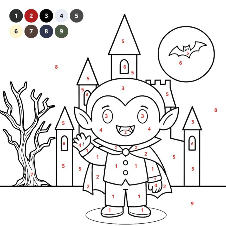 15 Vampiro da Colorare gratuiti da scaricare
