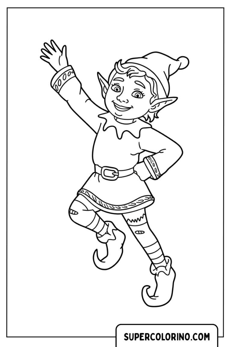 15 Coloriage Elfe gratuits à imprimer pour enfants