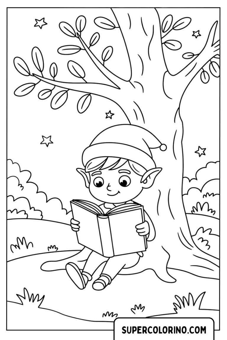 15 Coloriage Elfe gratuits à imprimer pour enfants