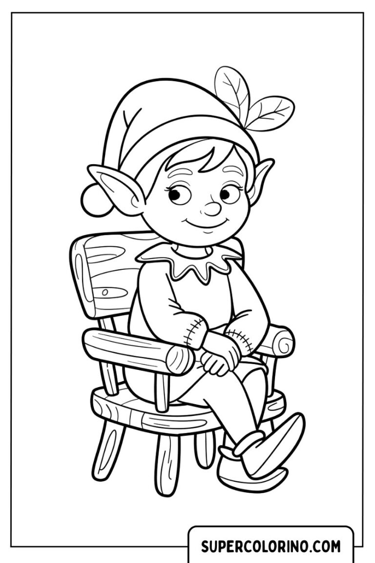 15 Coloriage Elfe gratuits à imprimer pour enfants