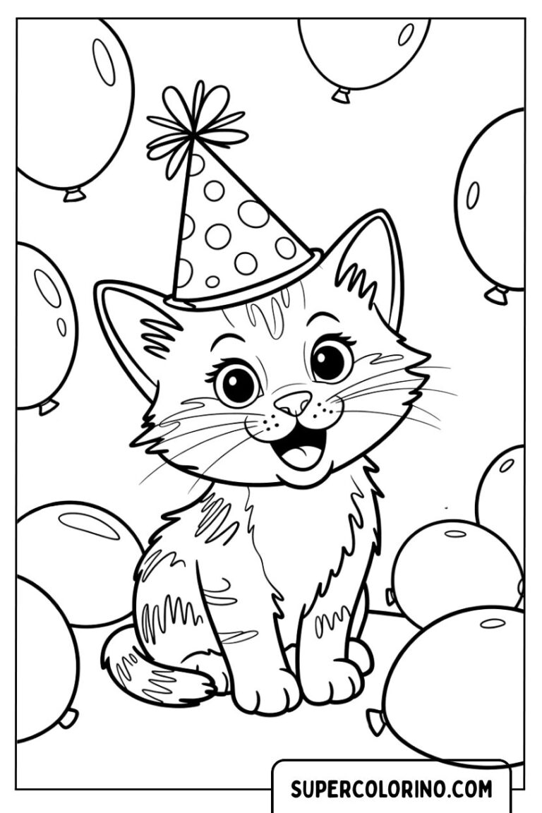 15 Chaton Coloriage gratuits à imprimer pour enfants
